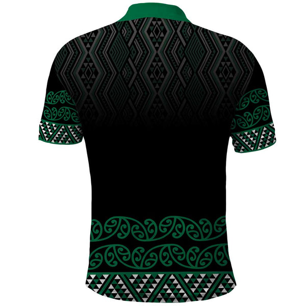 Maori Taniko Patterns Polo Shirt Pounamu Niho Taniwha Mix Paatiki ...