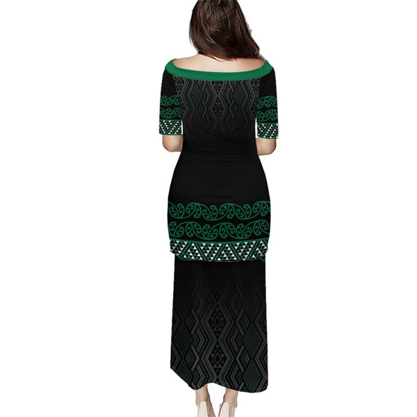Maori Taniko Patterns Puletasi Pounamu Niho Taniwha Mix Paatiki Motifs LT7