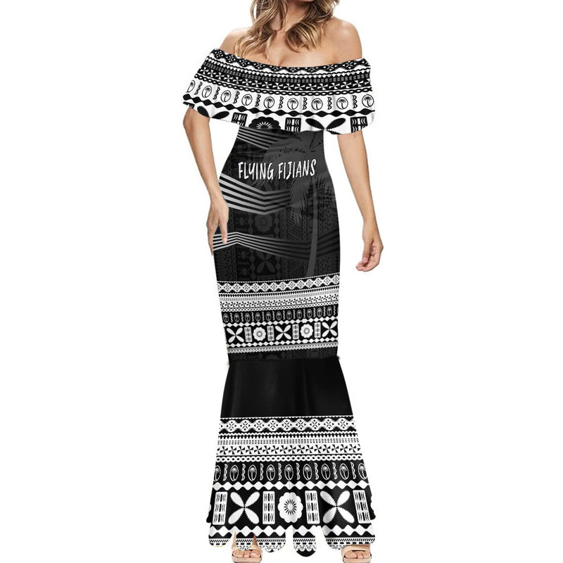 Personalised Fiji Rugby Mermaid Dress Kaiviti WC 2023 Jersey Replica ...