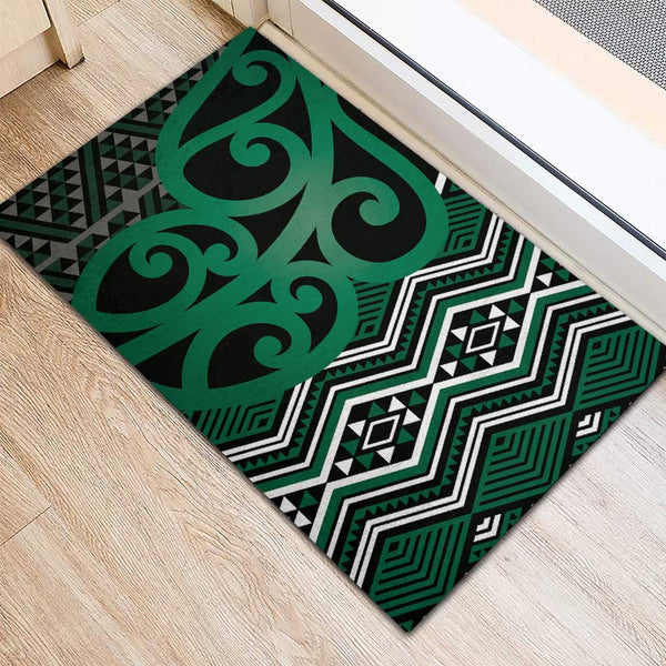 Maori Taniko Patterns Rubber Doormat Pounamu Patiki Motifs Mix Whakairo ...