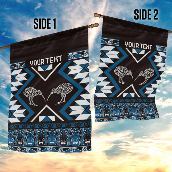 Personalised Taniko Motifs Aotearoa Garden Flag Waitangi Kowhaiwhai ...