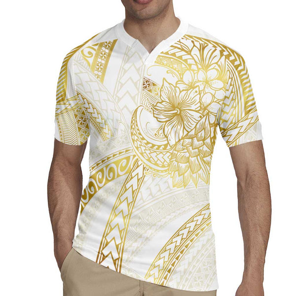 Samoa Lotu Tamaiti Gold Rugby Jersey Teuila Tatau LT7
