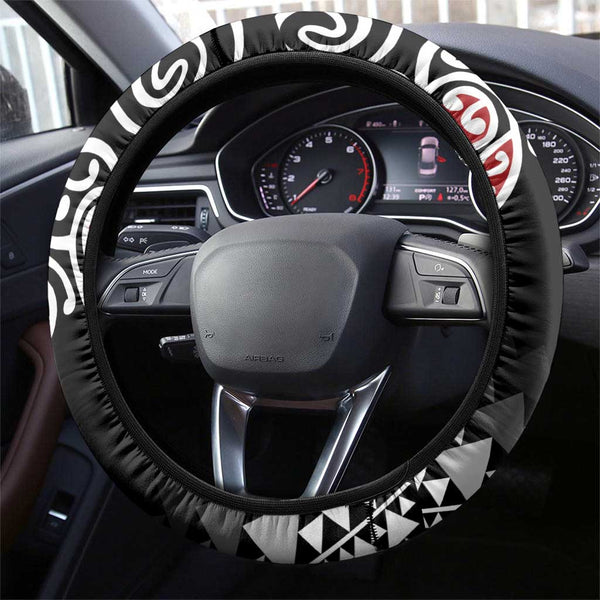 Kia Kaha Te Reo Maori Steering Wheel Cover 50 Years Mo Ake Tonu Te Reo LT7