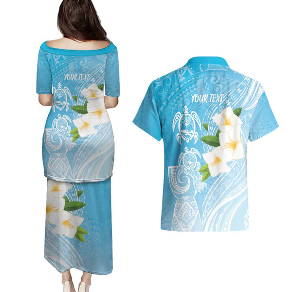 Personalized Guam Chamorro Couples Matching Puletasi and Hawaiian Shirt ...