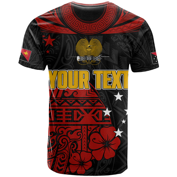 Custom PNG Kumuls Rugby T Shirt Motuan Mix Patterns LT7