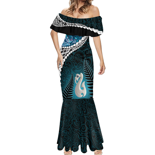 Personalised New Zealand Maori Mermaid Dress Manaia Paua Shell ...