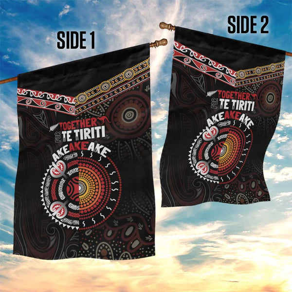Aotearoa and Australia Indigenous Garden Flag Stand Together For Te ...