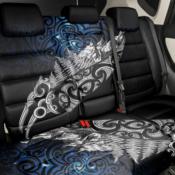 Maori Matariki Back Car Seat Cover Landscape Styled Fern - Galaxy LT7