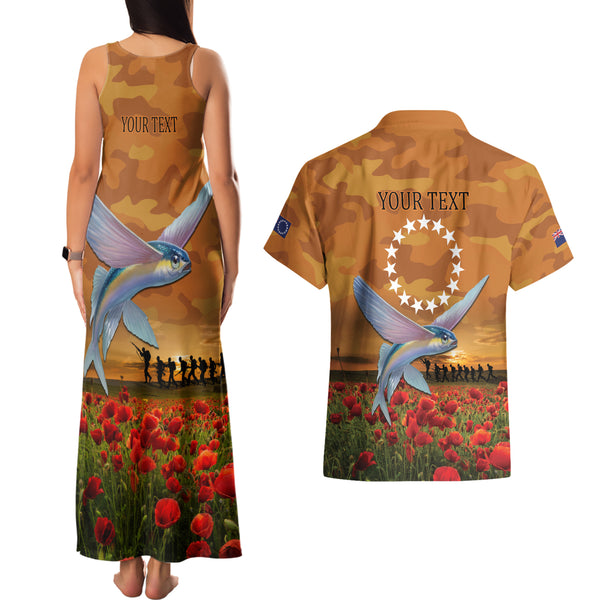 Cook Islands ANZAC Day Personalised Couples Matching Tank Maxi Dress ...