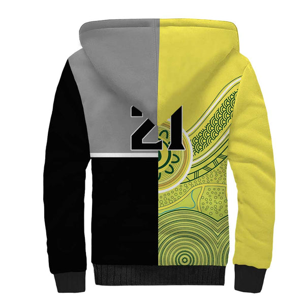 Custom Cricket AUNZ Spirit Sherpa Hoodie Aussie New Zealand Retro ...