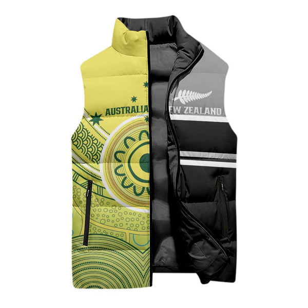 Custom Cricket AUNZ Spirit Sleeveless Puffer Jacket Aussie New Zealand ...