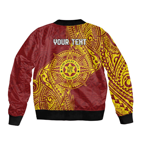 Personalised Tonga Niuatoputapu High School Bomber Jacket Special ...