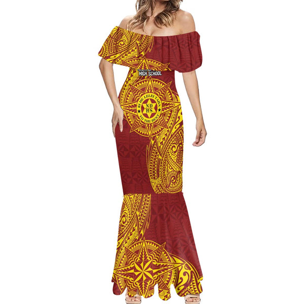 Personalised Tonga Niuatoputapu High School Mermaid Dress Special ...