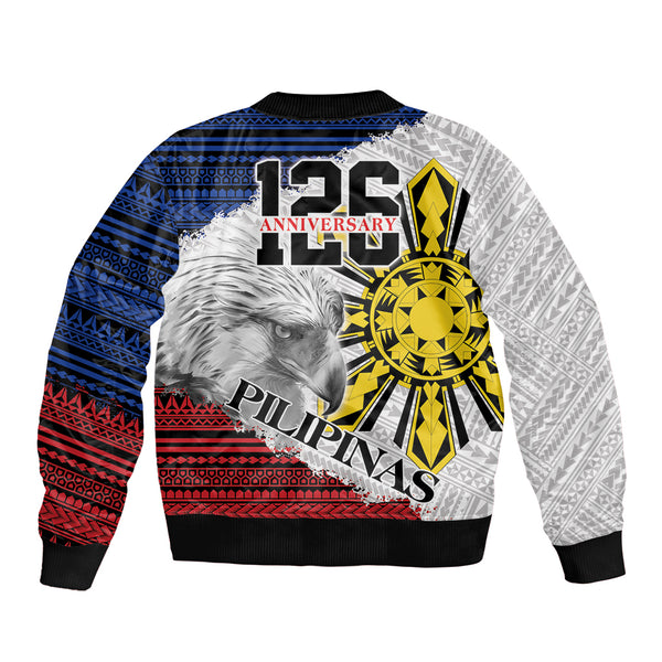 Philippines 126th Independence Day Sleeve Zip Bomber Jacket Pilipinas ...