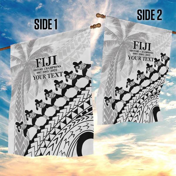 Custom Fiji Rugby Cibi Dance Garden Flag Create History World Cup ...
