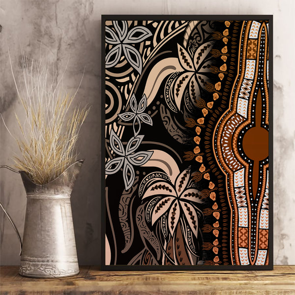 Polynesia Dashiki Canvas Wall Art Polynesia and Africa Traditional ...