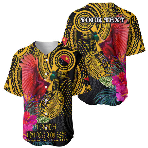 Personalised Papua New Guinea Rugby Baseball Jersey PNG Kumuls ...