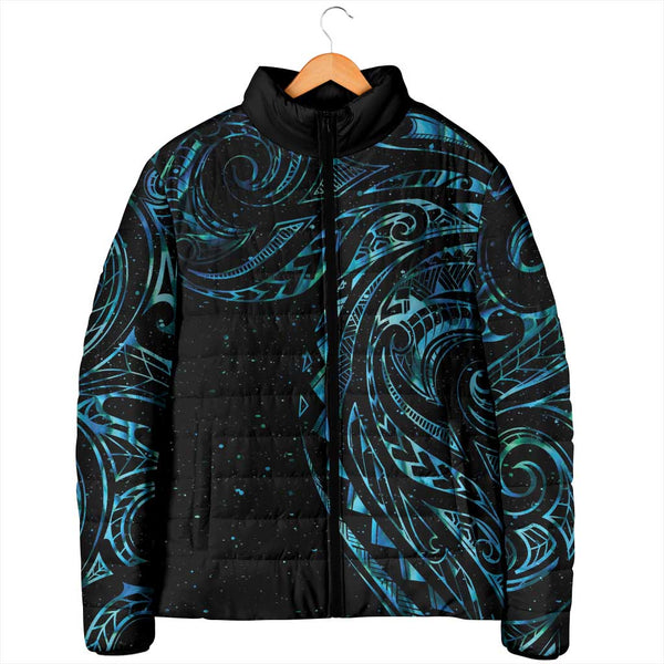 New Zealand Matariki Padded Jacket Galaxy Maori Tribal Tattoo LT9