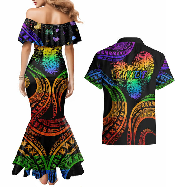 Personalised Its In My DNA Valentine Day Couples Matching Mermaid Dress ...