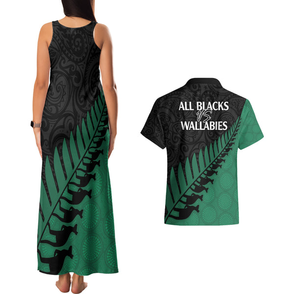 Australia Wallabies and Aotearoa Rugby Couples Matching Tank Maxi Dress ...