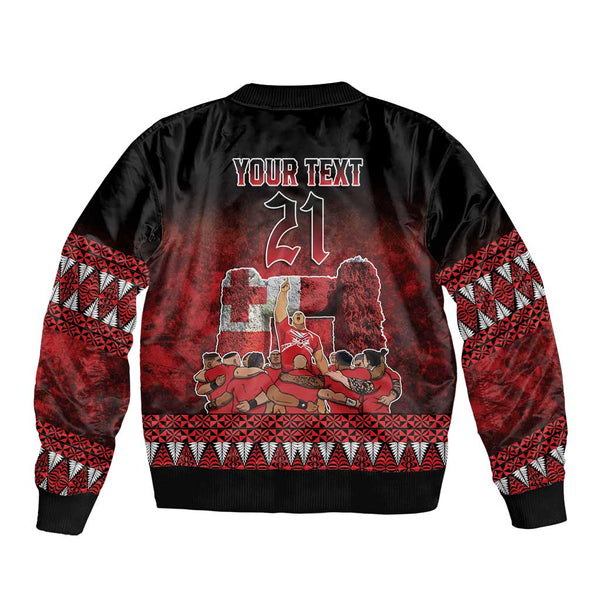 Custom Tonga 676 Haamonga a Maui Bomber Jacket Tongan Sipi Tau Unique ...