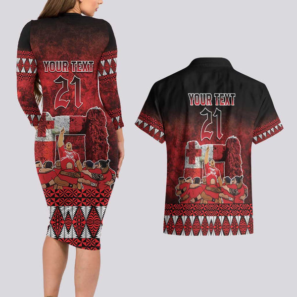 Custom Tonga 676 Haamonga a Maui Couples Matching Long Sleeve Bodycon ...