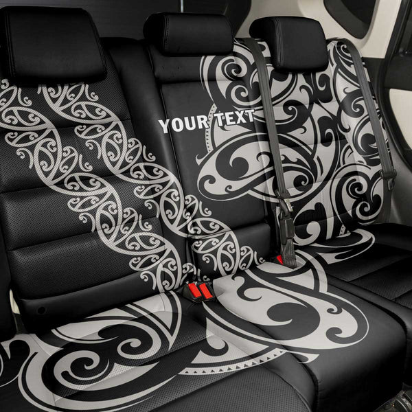 All Black Maori Tribal Tattoo Personalised Back Car Seat Cover Stone ...