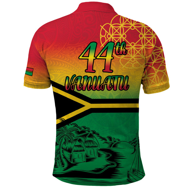 Hapi 44th Indipendens Dei Vanuatu Polo Shirt Yumi 1980 with Vanuatuan ...