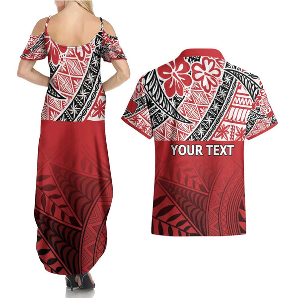 Malo e lelei Tonga Couples Matching Summer Maxi Dress and Hawaiian ...