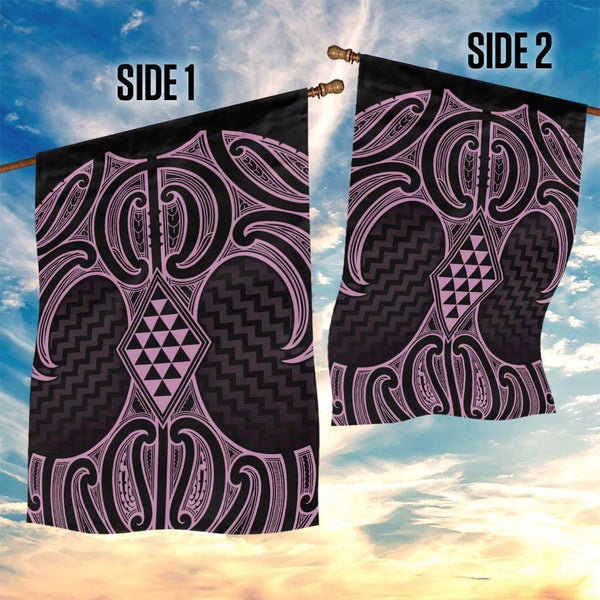 Mawhero Maori Ta Moko Poutama Art Garden Flag LT9
