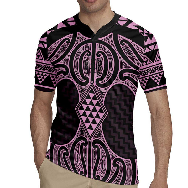 Mawhero Maori Ta Moko Poutama Art Rugby Jersey LT9