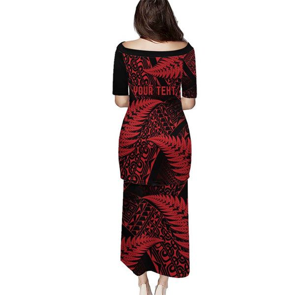 New Zealand Rugby Pacific Personalised Puletasi All Red Maori Pasifika ...