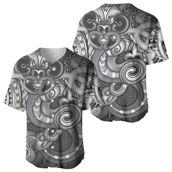 Aotearoa Maori Hei Tiki Baseball Jersey Kiwikiwi Kowhaiwhai Puhoro ...