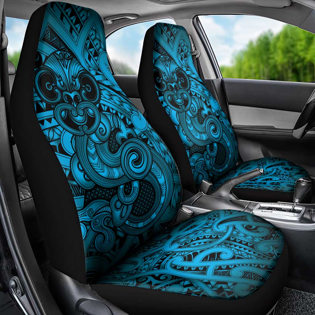 Aotearoa Maori Hei Tiki Car Seat Cover Kikorangi Kowhaiwhai Puhoro ...
