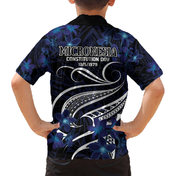 Micronesia Constitution Day Kid Hawaiian Shirt Since 1979 with ...