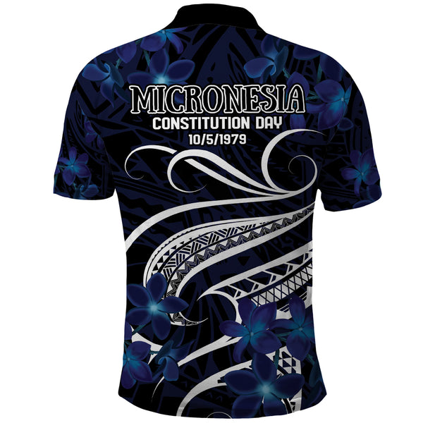 Micronesia Constitution Day Polo Shirt Since 1979 with Polynesian ...