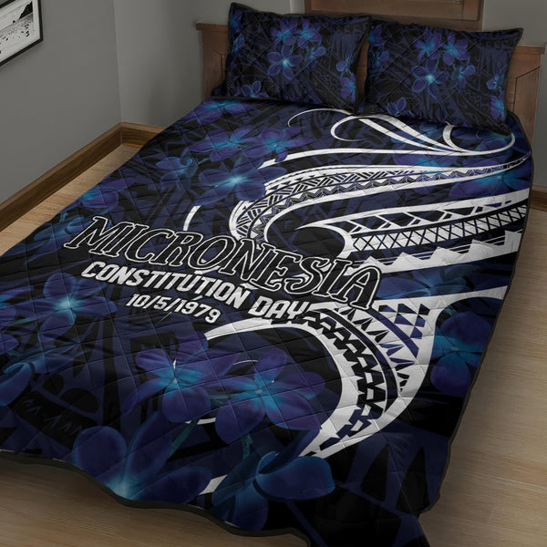 Micronesia Constitution Day Quilt Bed Set Since 1979 with Polynesian ...