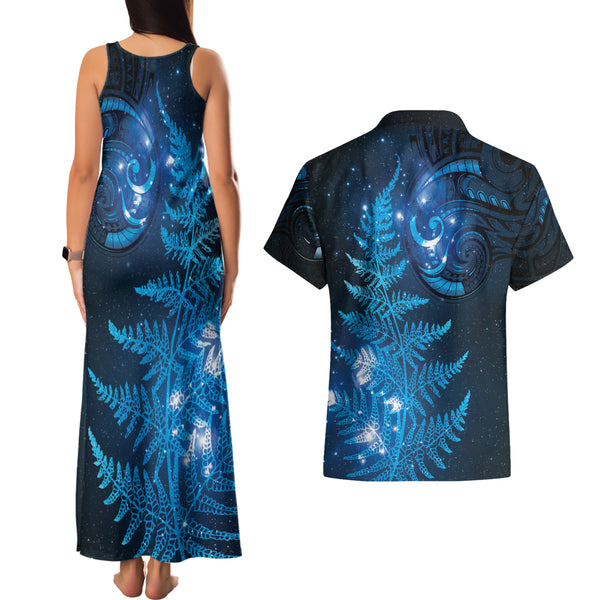New Zealand Matariki Couples Matching Tank Maxi Dress and Hawaiian ...
