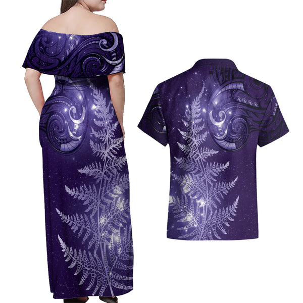 New Zealand Matariki Couples Matching Off Shoulder Maxi Dress and ...