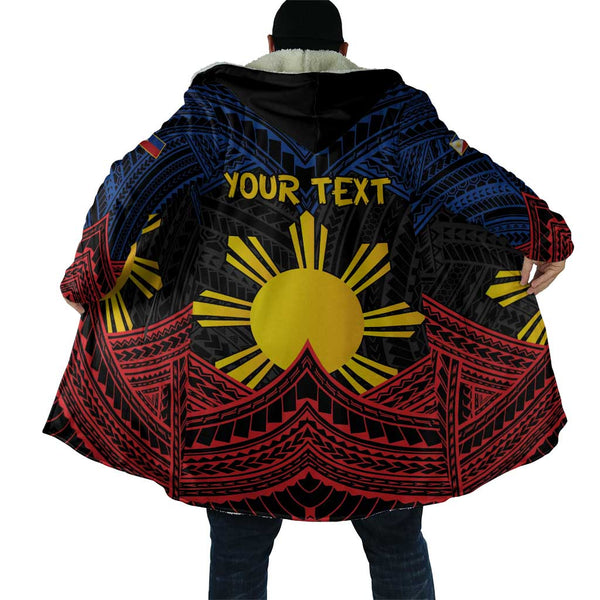Personalized Philippines Cloak Polynesian Tribal Tattoo with Filipino ...