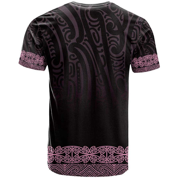 New Zealand Maori Kowhaiwhai T Shirt Mawhero Maui and Mangopare LT9