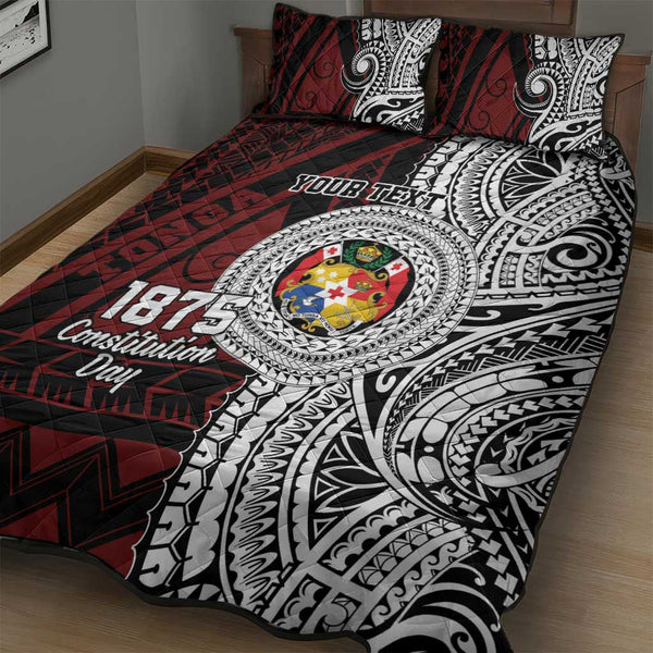 Personalised Tonga Constitution Day 1875 Quilt Bed Set Polynesian ...