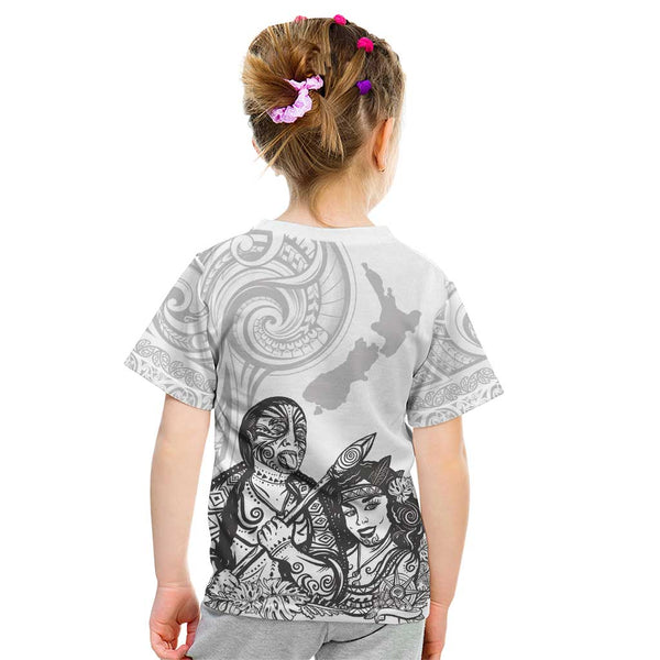 Aroha Maori Language Kid T Shirt Te Reo Maori Inspired Art LT9
