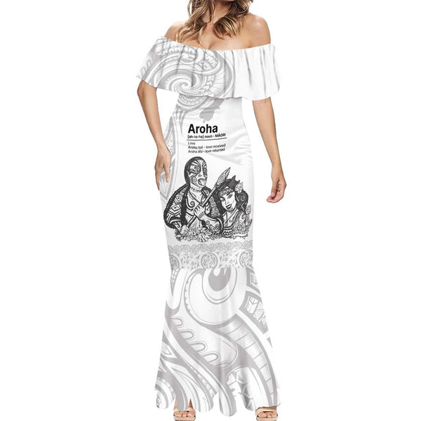 Aroha Maori Language Mermaid Dress Te Reo Maori Inspired Art LT9