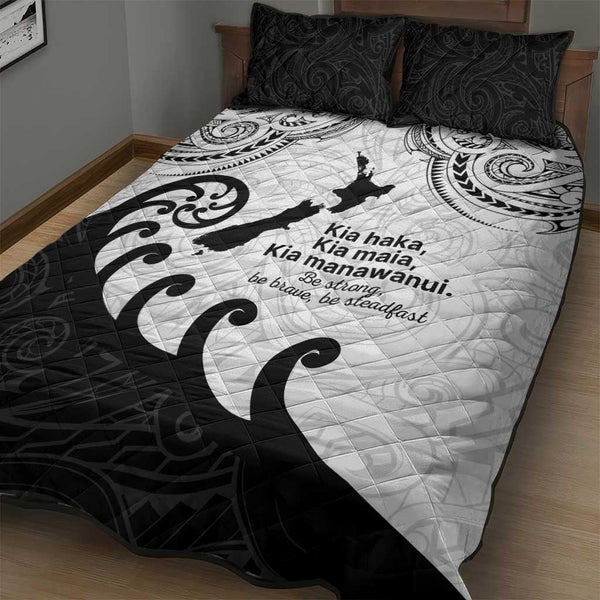 Kia Haka Maori language Quilt Bed Set Te Reo Maori Inspired Art LT9