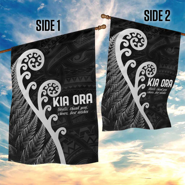 Kia Ora Maori Language Garden Flag Te Reo Maori Koru Fern Art LT9