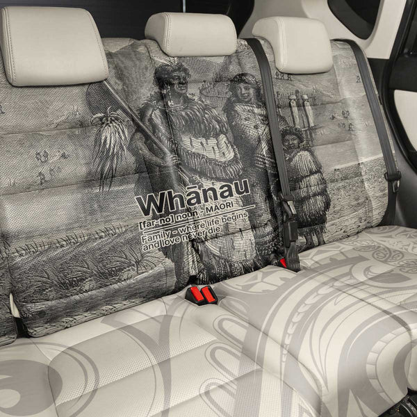 Whanau Maori Language Back Car Seat Cover Te Reo Maori Inspired Art LT9