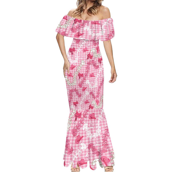 Paniolo Palaka Hawaiian Cowgirl Mermaid Dress LT9
