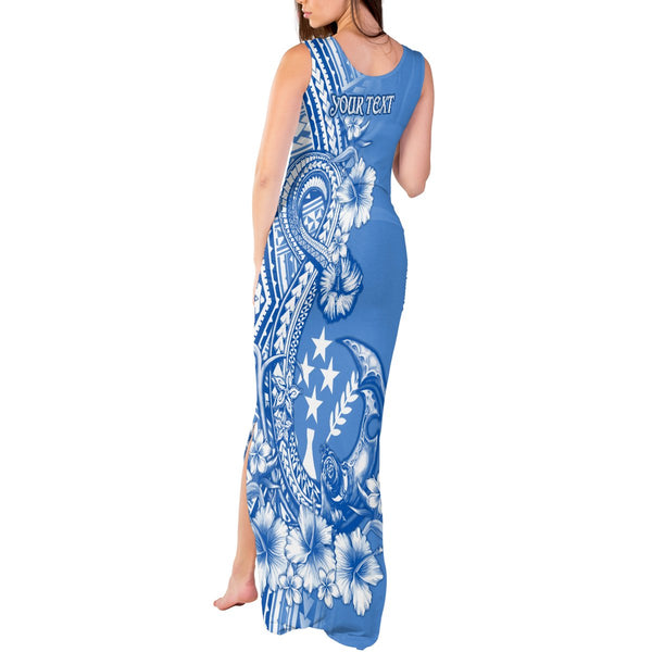 Kosrae Constitution Day Personalised Tank Maxi Dress Kusaie Hook Tattoo ...