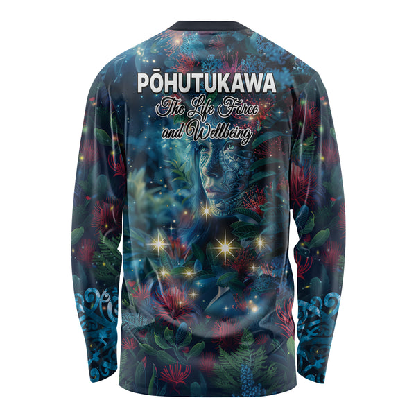 New Zealand Matariki Pohutukawa Long Sleeve Shirt Te Mauri te Ora LT9
